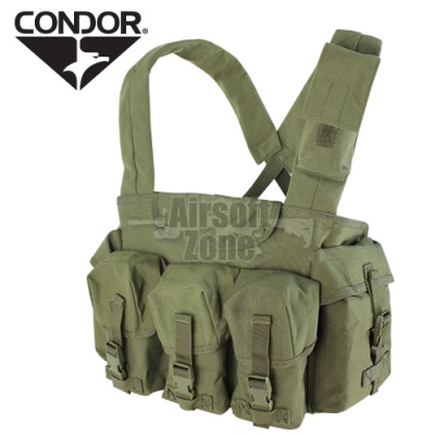 7 Pocket Chest Rig Black CONDOR - Airsoft Zone UK