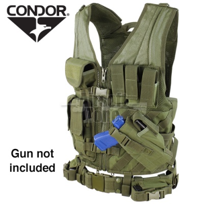 Elite Tactical Vest OD Green CONDOR - Airsoft Zone UK