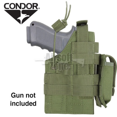 Ambidextrous MOLLE Holster for Glock Black CONDOR - Airsoft Zone UK