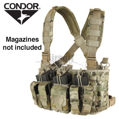 Recon Chest Rig Black CONDOR - Airsoft Zone UK