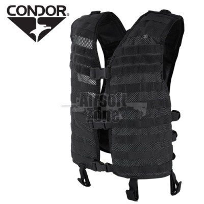 Delta Tactical Mesh MOLLE Vest Black FLYYE - Airsoft Zone UK