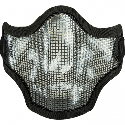 Half Face Mesh Skull Mask Green Viper Tactical - Airsoft Zone UK