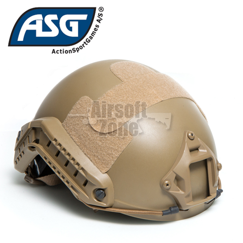 FAST Helmet Replica Tan ASG - Airsoft Zone UK