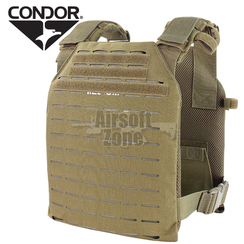 LCS Sentry Plate Carrier MOLLE (laser cut) Tan CONDOR - Airsoft Zone UK