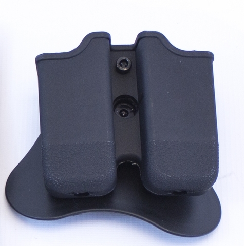 Double Magazine Pouch for Glock Series Mags on Rotating Paddle NUPROL ...