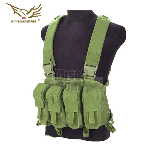 LT AK Tactical Chest Rig OD Green FLYYE - Airsoft Zone UK