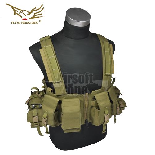 Tactical LT 1961G Chest Rig Khaki FLYYE - Airsoft Zone UK
