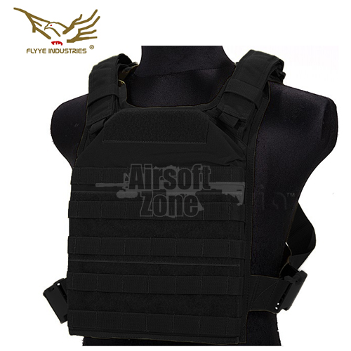 Fast Attack MOLLE Plate Carrier Black FLYYE - Airsoft Zone UK