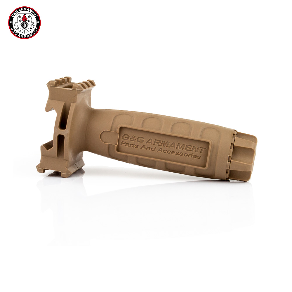 RIS Railed Front Grip Tan G&G - Airsoft Zone UK