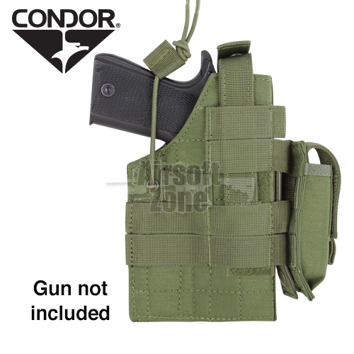 Ambidextrous MOLLE Holster for 1911 OD Green CONDOR - Airsoft Zone UK