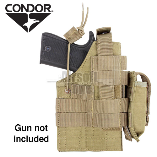 Ambidextrous MOLLE Holster for 1911 Tan CONDOR - Airsoft Zone UK
