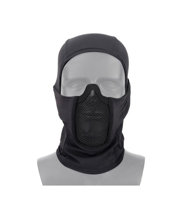 Operators Balaclava Mesh Mask Black Kombat UK - Airsoft Zone UK