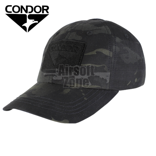 Tactical MULTICAM BLACK Baseball Cap with Velcro CONDOR - Airsoft Zone UK
