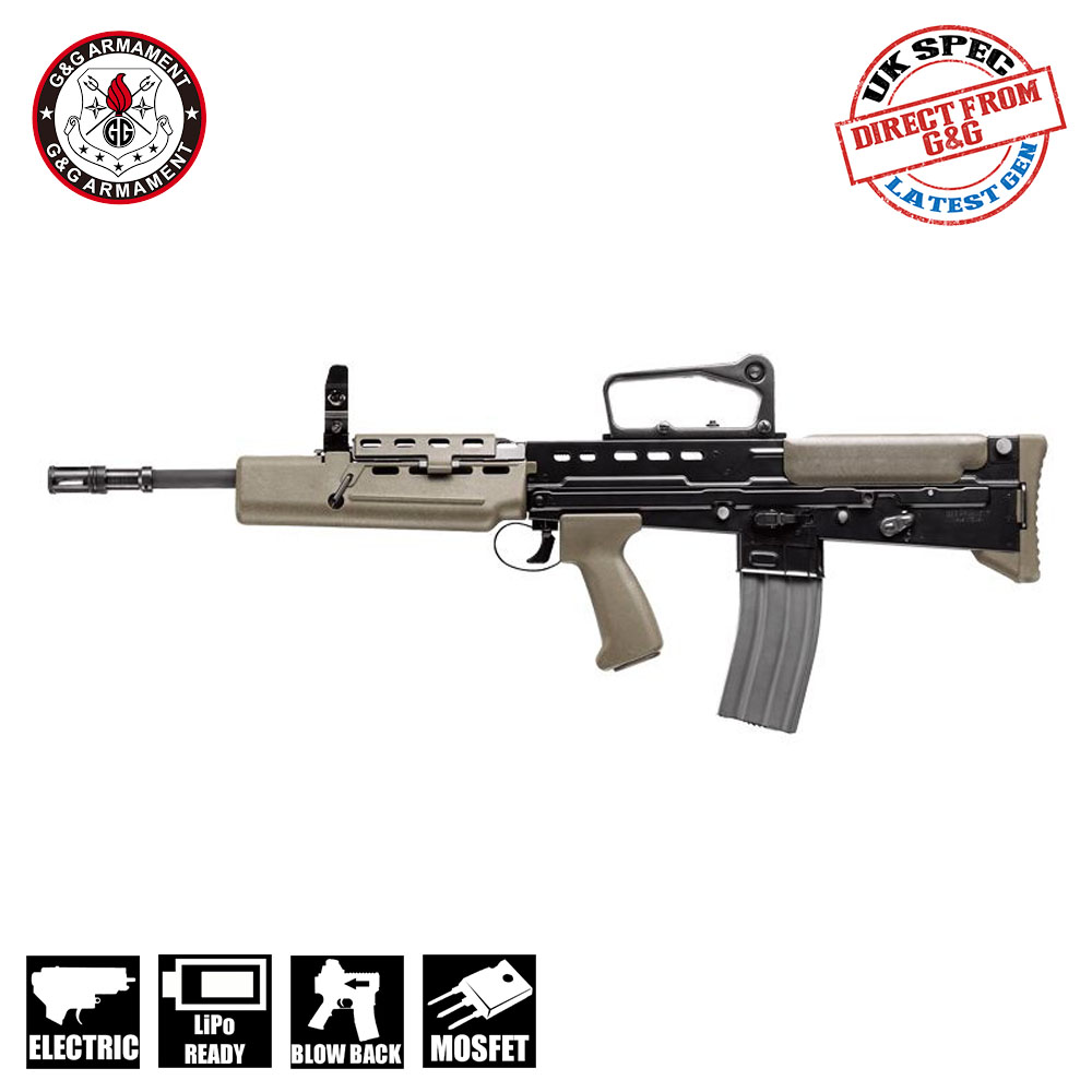 L85 A2 Blowback with ETU MOSFET AEG G&G - Airsoft Zone UK