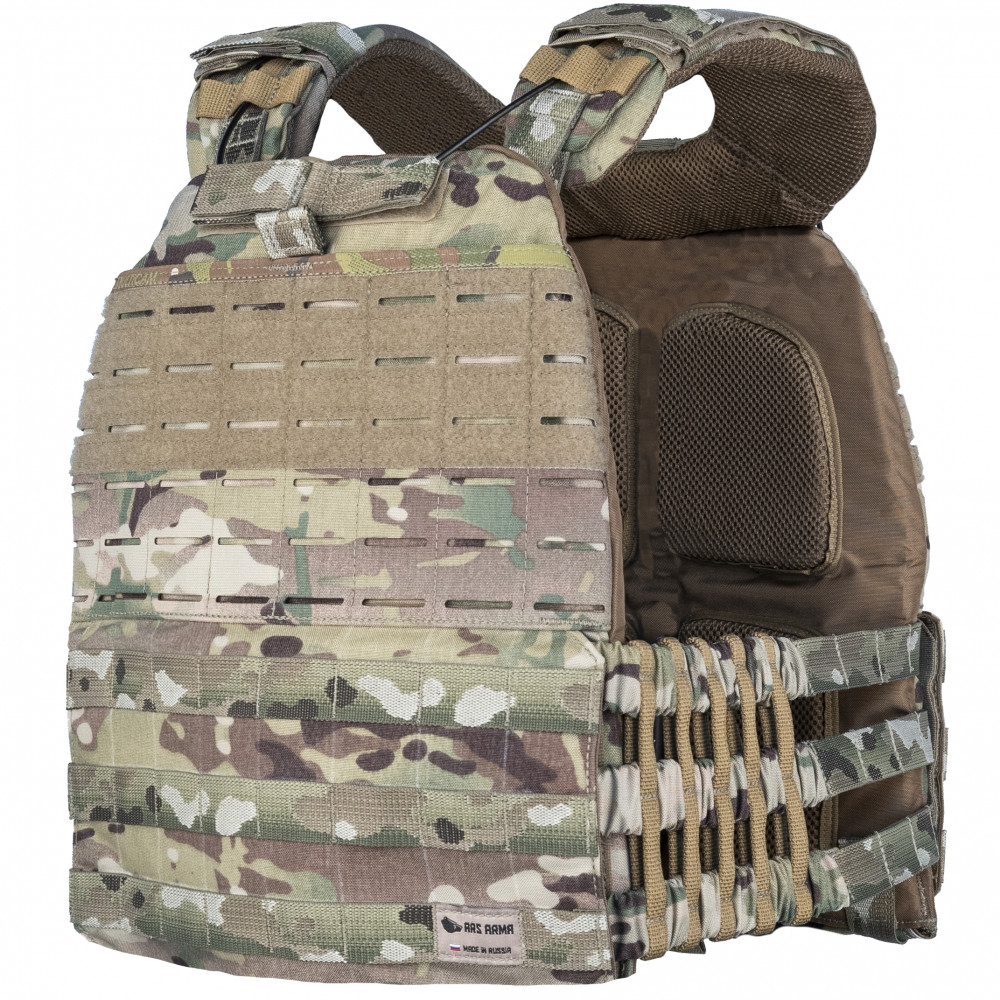 Plate Carrier "Tac Tec" Multicam ARS ARMA - Airsoft Zone UK