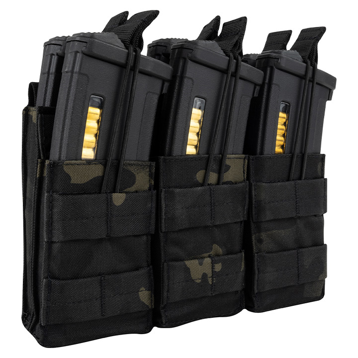 Quick Release Treble Duo Mag Pouch VCAM Black Viper Tactical - Airsoft ...