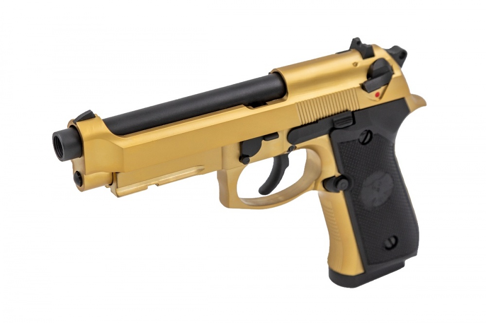 R9 Gold Pistol GBB Raven - Airsoft Zone UK